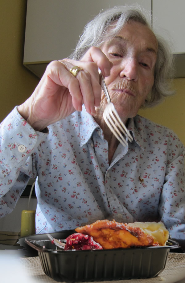 Your gift of a meal, delivered to an older person's door with love